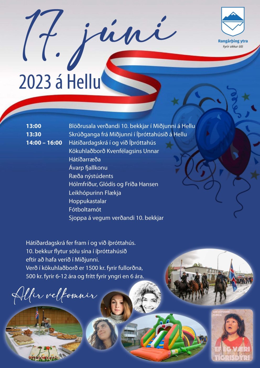 17. júní 2023 á Hellu | Rangárþing ytra